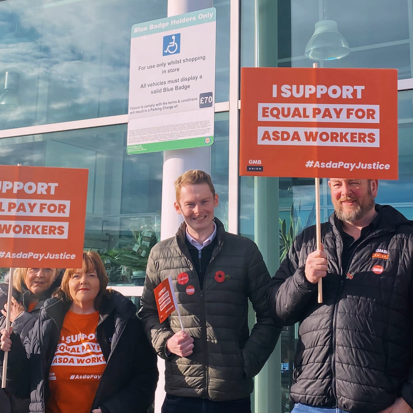 Luke stands with Skelton ASDA workers – Luke Myer MP for Middlesbrough ...
