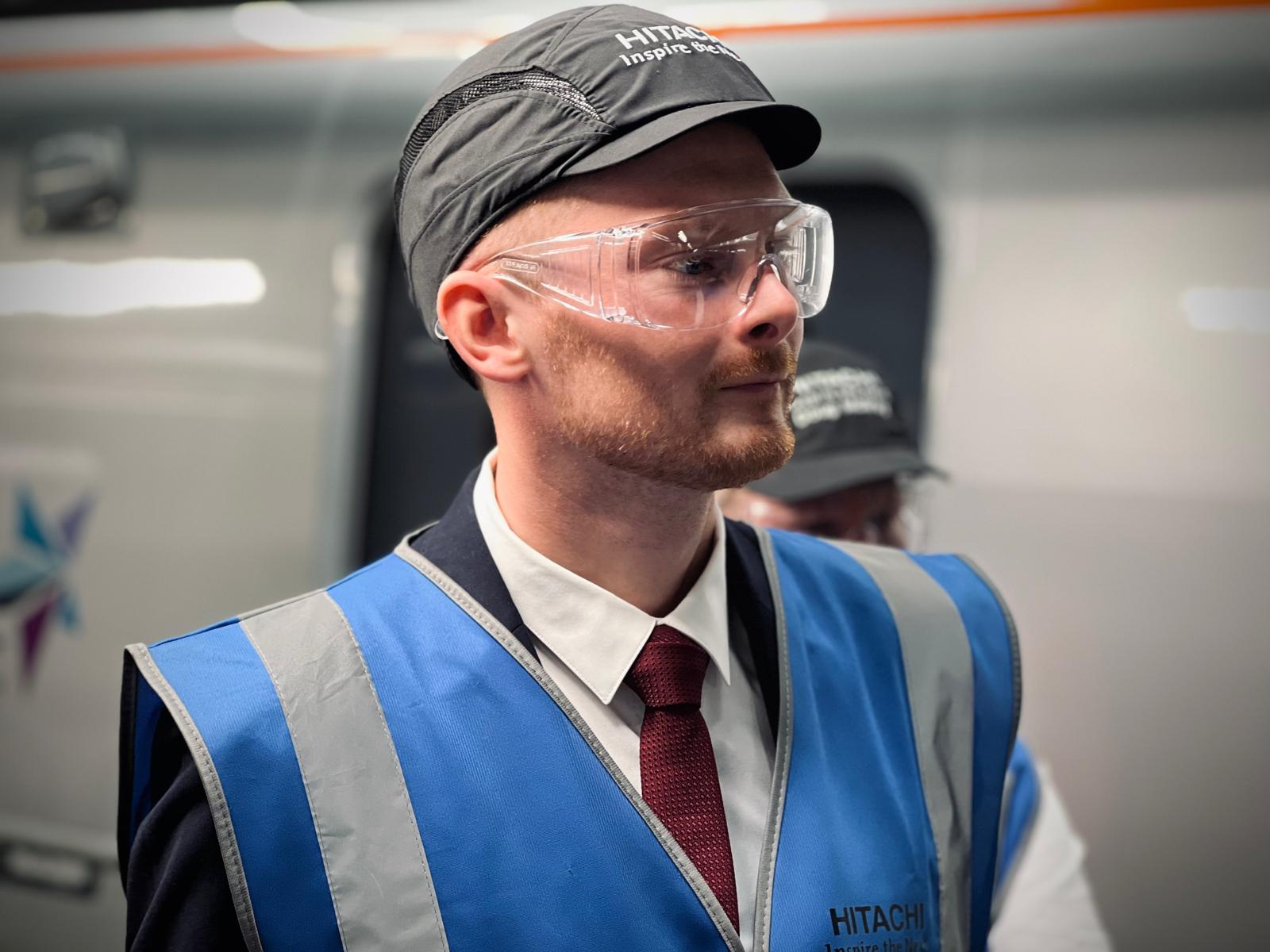 Luke visits Hitachi Rail – Luke Myer MP for Middlesbrough South and ...