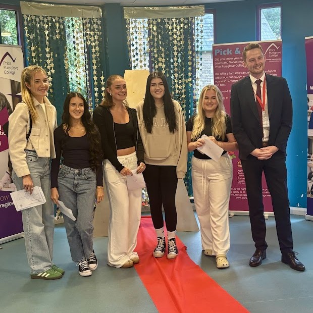 Congratulating students of Prior Pursglove on results day – Luke Myer ...